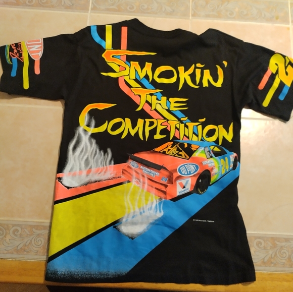 motorsport | Shirts | Vintage 9s Jeff Gordon Smoking The Competition ...